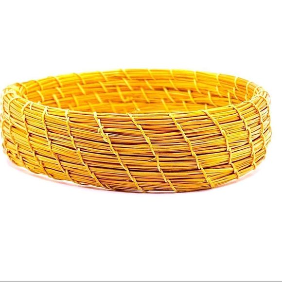 Native | Jewelry | Native American Hand Woven Pine Straw Bracelet ...